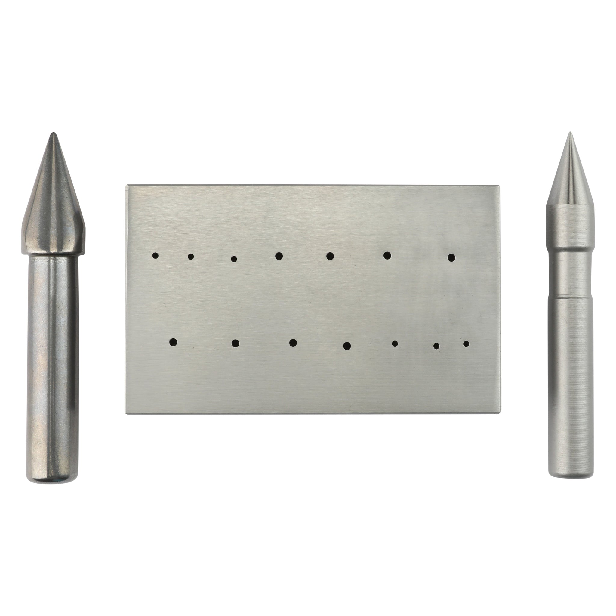 Round & Oval Combo Bezel Forming Block, 7 Round & 7 Oval Shapes