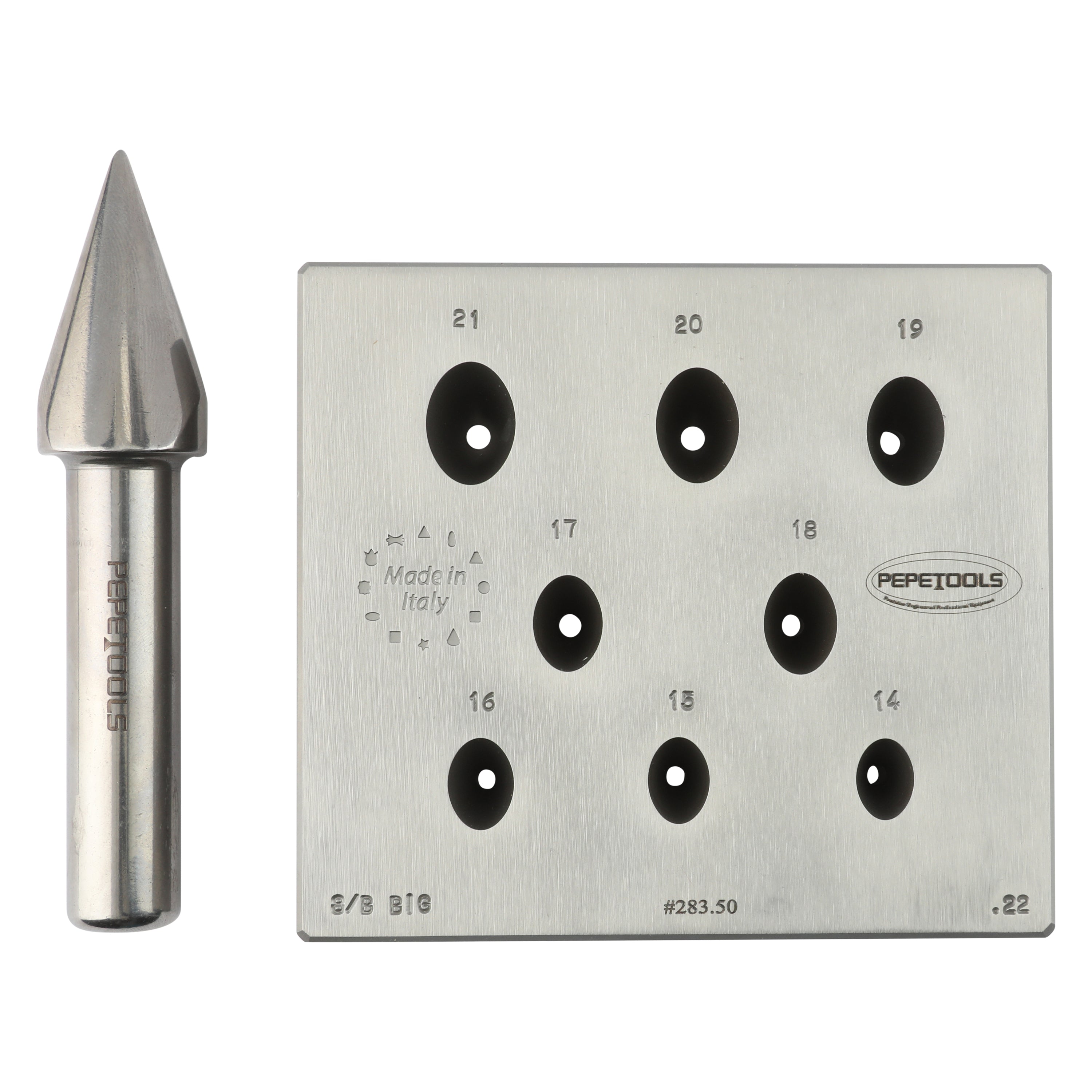 Oval Bezel Forming Block w/ Punch - 8 Holes, Large Sizes – Clay Revolution