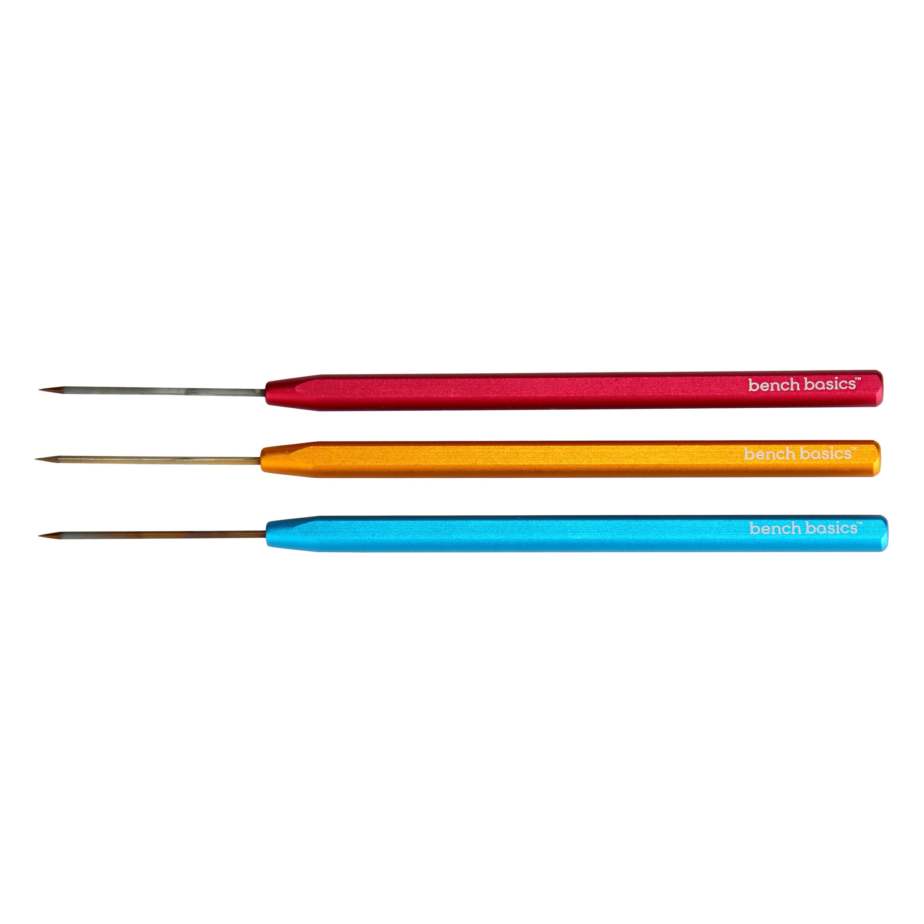 Soldering Picks, Titanium, Roll Proof Handle, Set of 3 – Clay Revolution