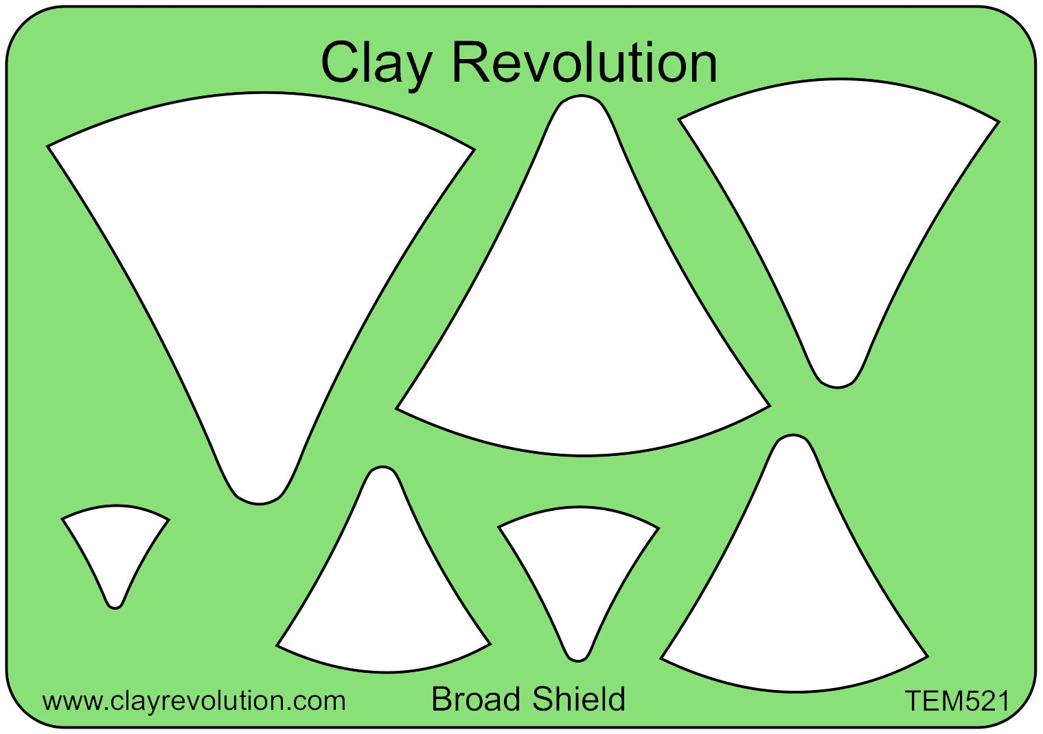 Broad Shield Template – Clay Revolution