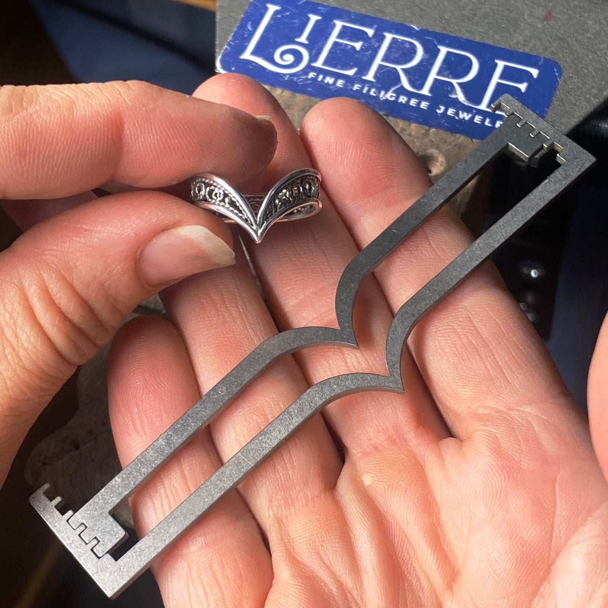 Wishbone Ring Band Soldering Stencils for Precision
